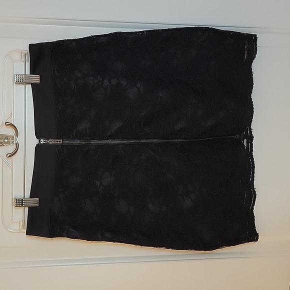 Laundry By Shelli Segal | Skirts | Laundry By Shelli Segal Black Lace ...
